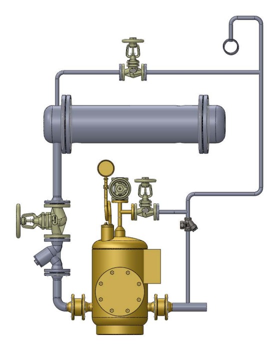 Steam Separator – Fluid Line