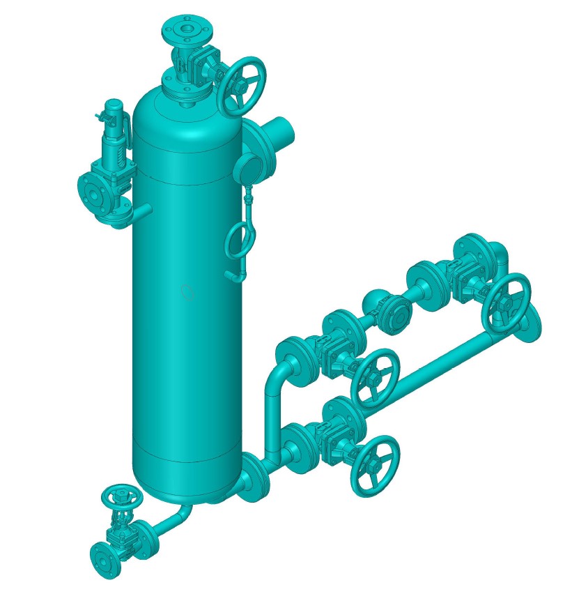 Flash Steam Recovery System – fluid line